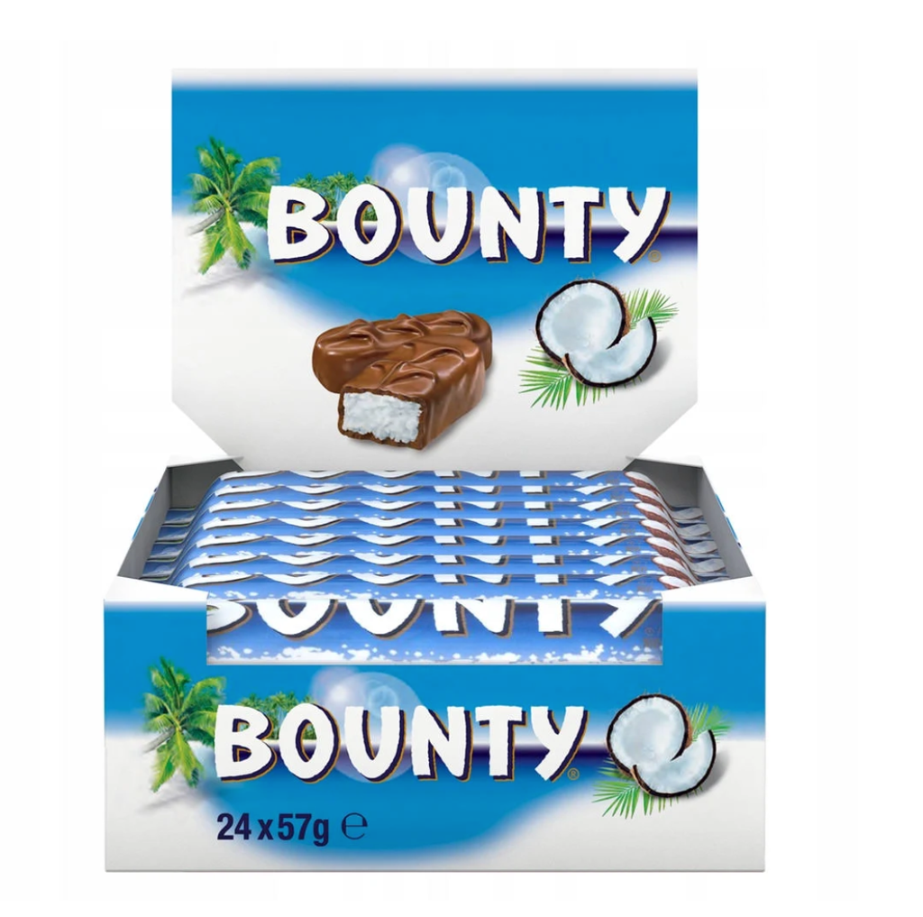 Buy Bounty Milk Chocolate 24x57g($1.50/Unit) Online at Best Prices In ...